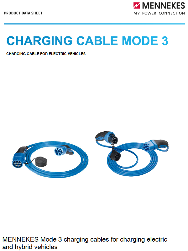 mennekes cables para cargadores de vehiculos electricos foto - ENRIQUE ...